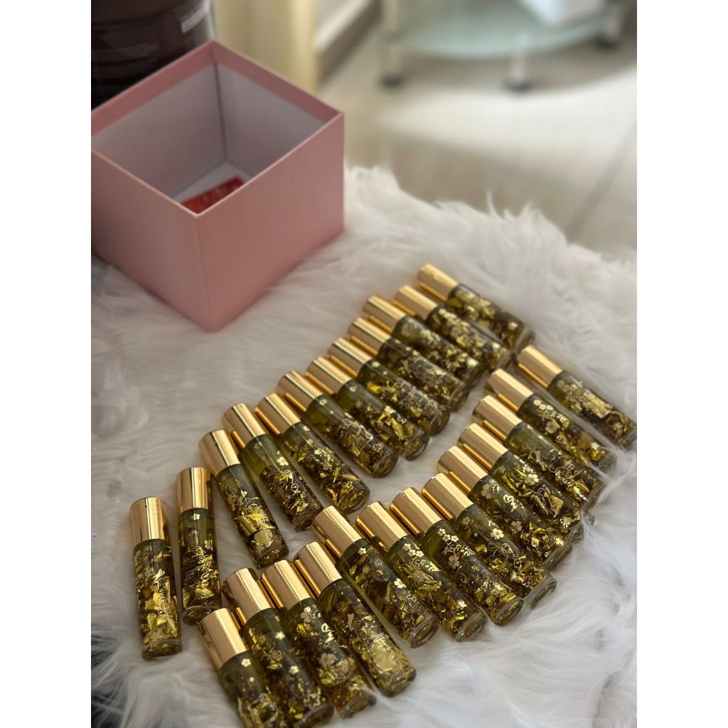 Luck Booster Essential Oil with Gold Flakes 10ml 招财能量精油 提升人缘 净化情绪 100% ...