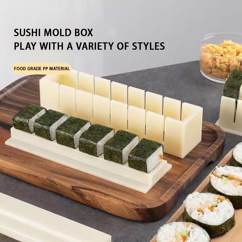 Ten pieces of sushi mold, cutting sushi mold, seven kinds of sushi ...