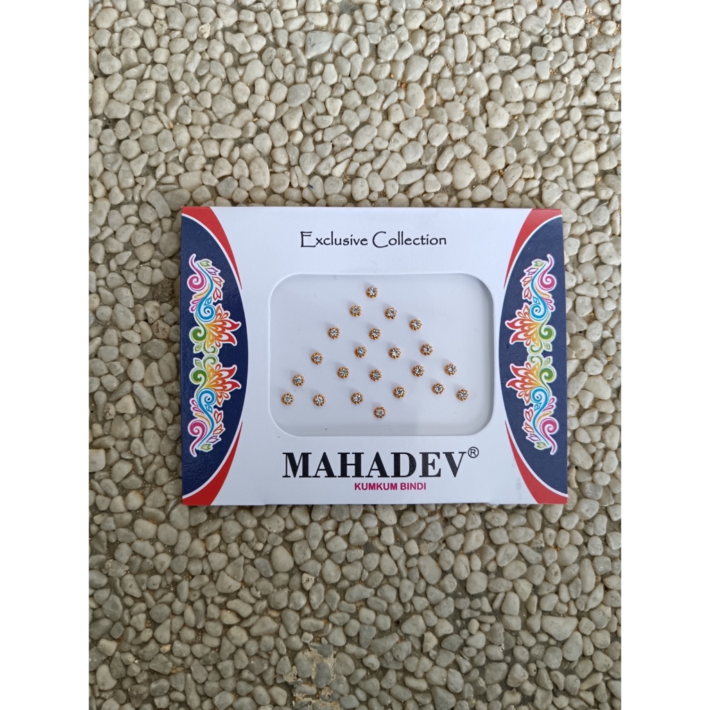 Fancy White Stone Design Indian Sticker Pottu Forehead Bindi Potu Wear ...