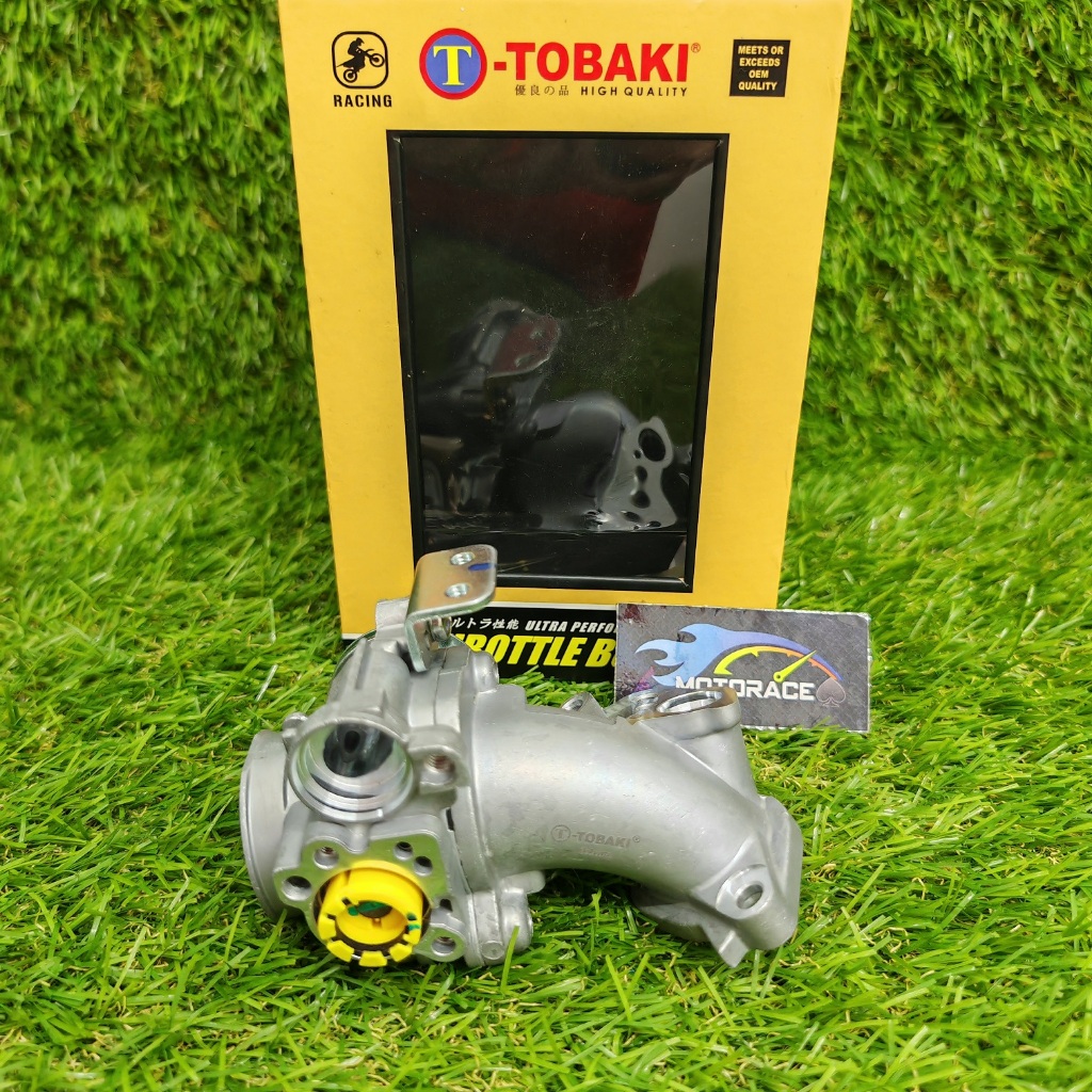 TOBAKI RACING THROTTLE BODY WITH INTAKE PIPE NVX NVX155 YAMAHA 32MM ...
