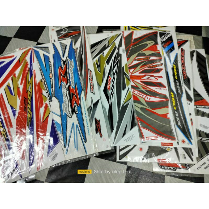 🇹🇭Stripe Thailand🇹🇭. Aerox, Exciter, Spark, Sonic, X1R | Shopee Malaysia