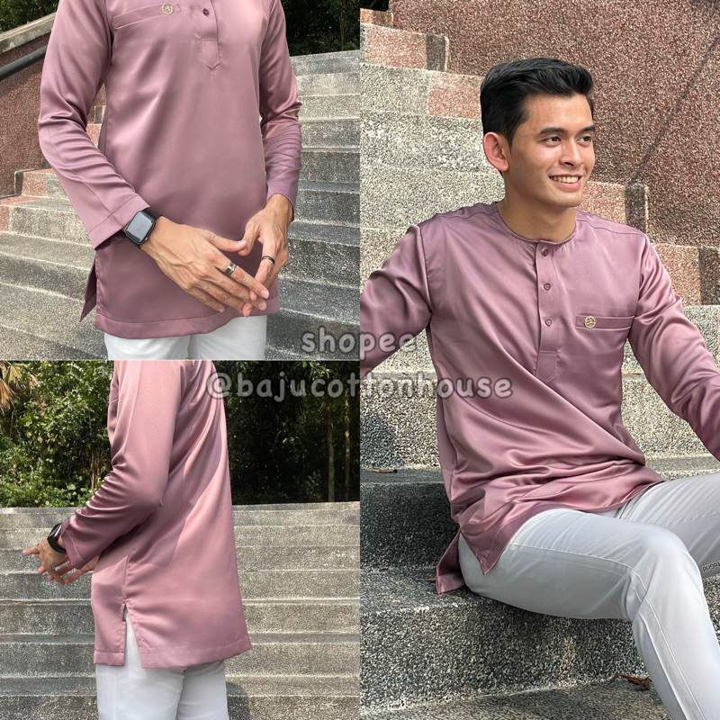 [ Ready Stock ] Kurta Fateeh Kurta Dewasa Kurta Raya Lengan Panjang S ...