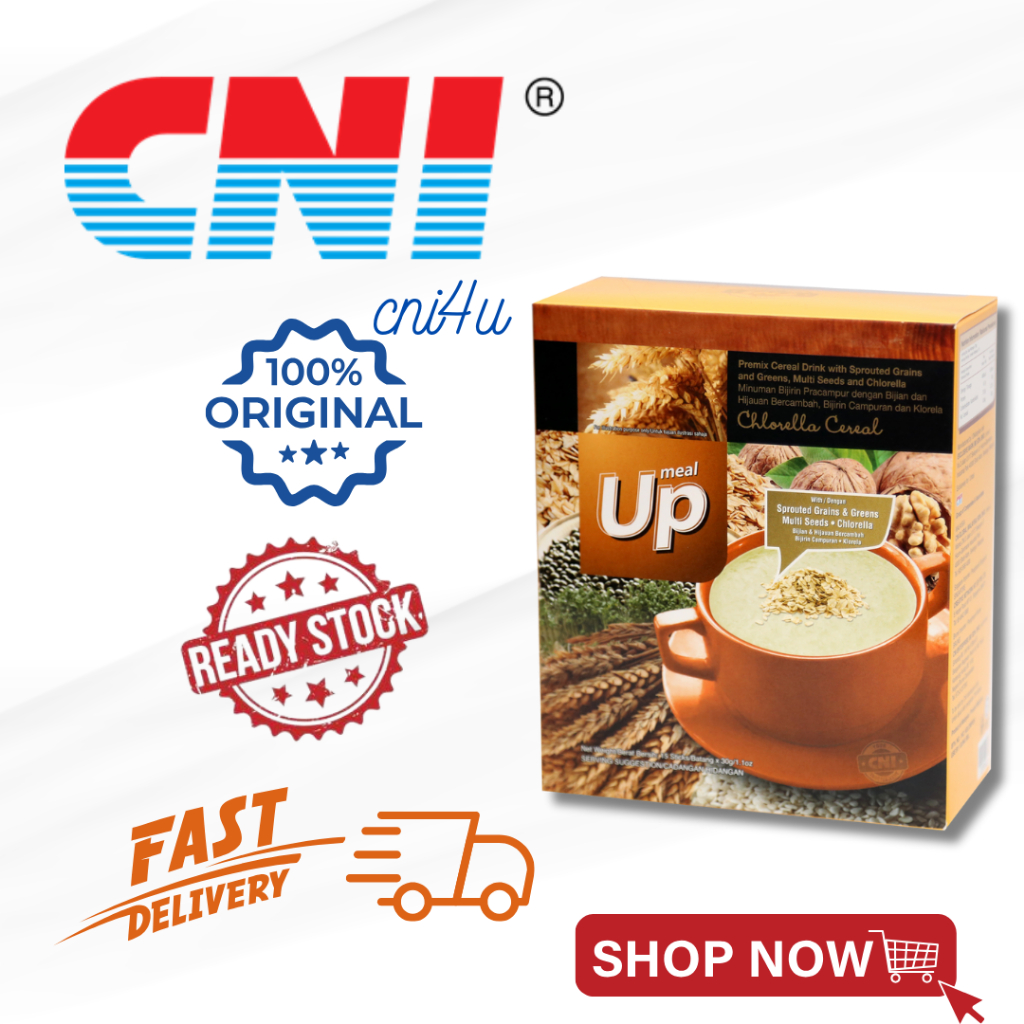 CNI Up Meal Chlorella Cereal (15s x 30g) - 20 types of sprouted grains ...
