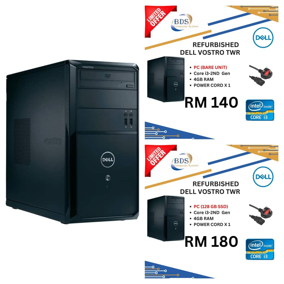 DELL/LENOVO/HP Budget Computer CHEAP DESKTOP MURAH/PC MURAH/PC BAJET ...