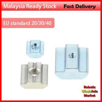 T Sliding Nut T Slot Nut T Sliding Block Square Nut Profile Nut for 20/30/40 Series Aluminium ...