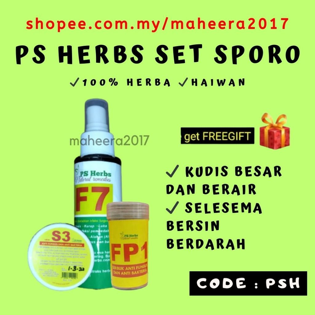 Ubat Kucing Sporo Luka Besar Dan Berair Spray F7 Krim S3 Serbuk FP1 PS ...