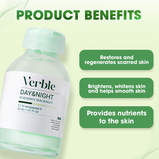 Verble Serum Pitted Scar Reduce dark spots Brighten skin Regenerate ...
