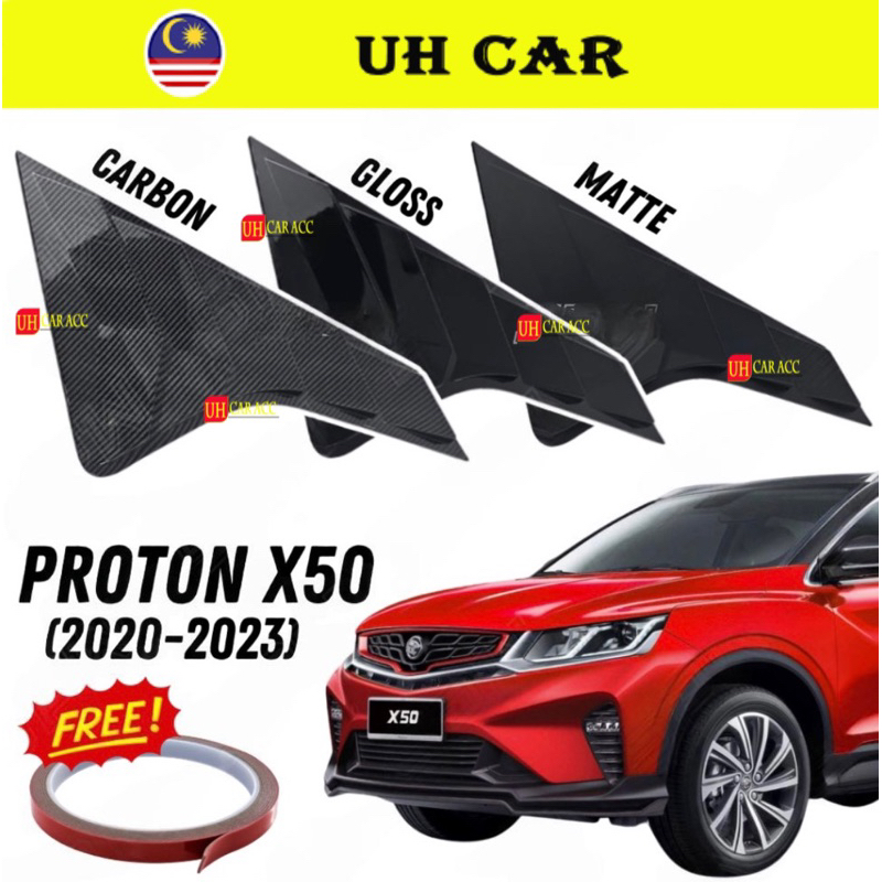 Proton X50 Mustang Side Window Cover Triangle Shutter Cover Exterior ...