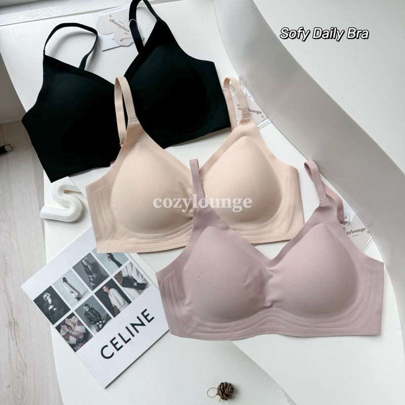 [cozylounge] Sofy Daily Bra | 2cm Latex Bra Pads With Massage Balls | W Jelly Sticks Support ...