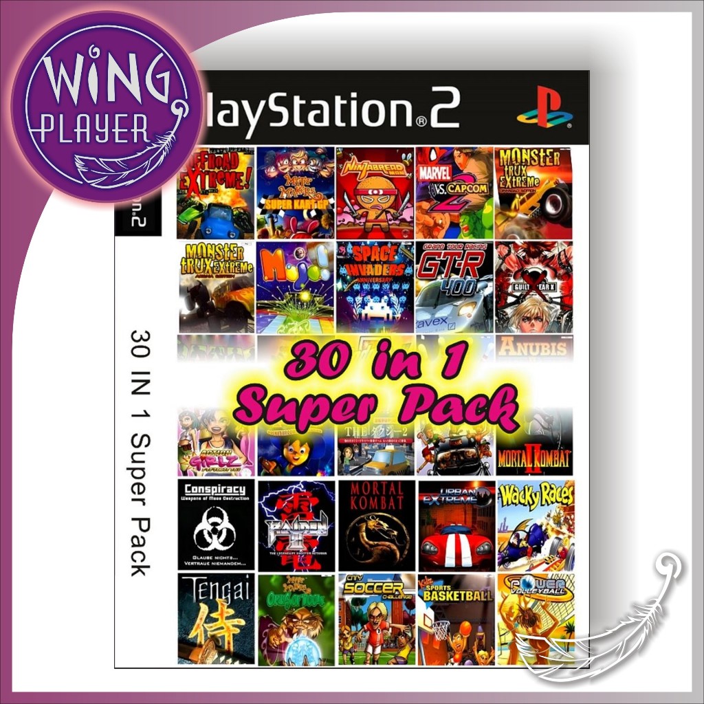 PS2 Game - 30 IN 1 Super Pack | Shopee Malaysia