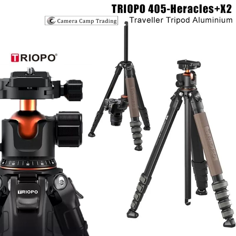 Triopo new professional 405 Hercules +X2 Traveller Tripod Aluminium ...