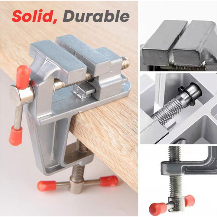 Alat Pengapit Di Kayu Jenis Skru Besi Meja Kerja Mini Table Bench Vise ...