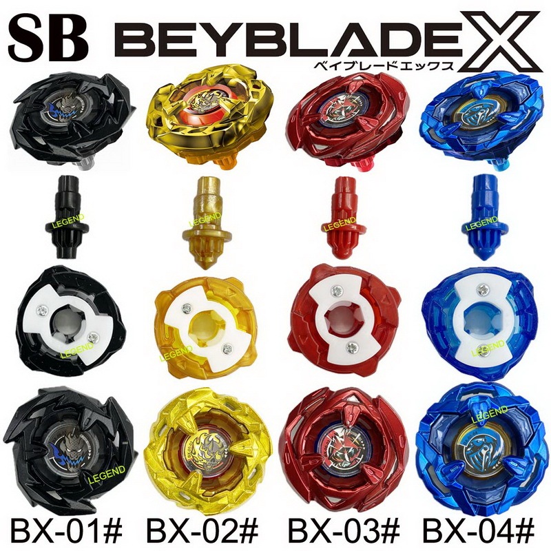 Mainan Gasing SB Beyblade X BX-00 Dransword 3-60F Hellsscythe 4-60T ...