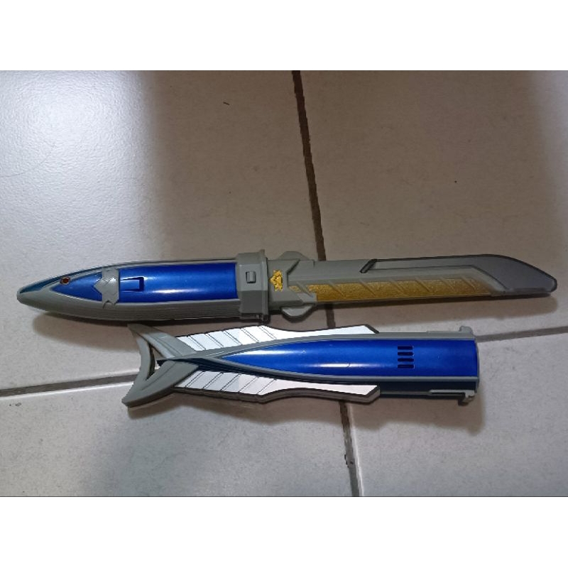 Power Rangers Samurai Shinkenger DX Sakanamaru Barracuda Blade | Shopee ...