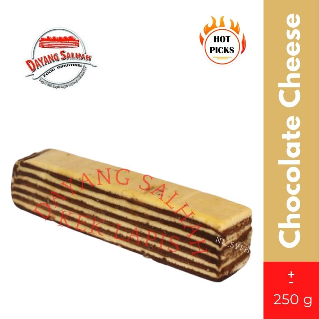 PRE ORDER - Dayang Salhah Kek Lapis - Chocolate Cheese (Blended with ...