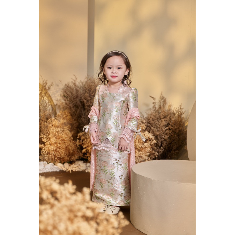 Bianca Kurung Brocade Kids Raya 2024 | Shopee Malaysia