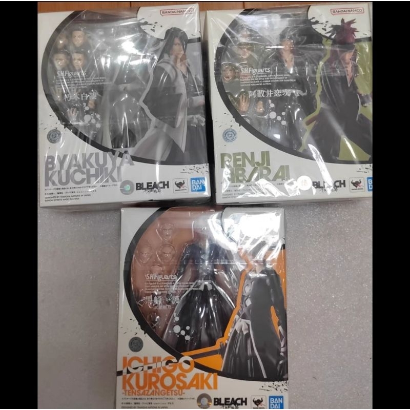 ORIGINAL Bleach SHF Figure Bandai Ichigo Kurosaki ShF Japan Authentic ...
