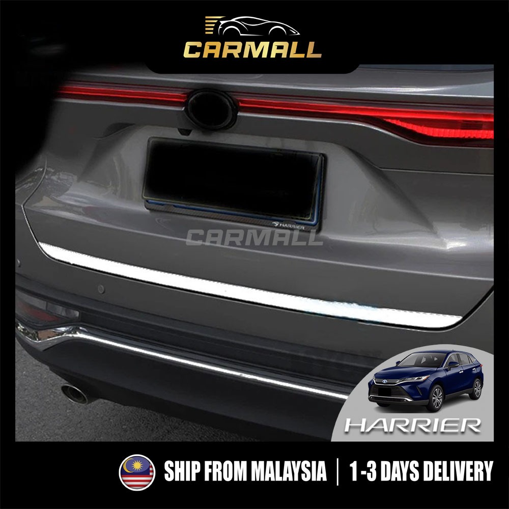 Toyota Harrier XU80 4th Gen (2020-2024) Rear Bonnet Lower Chrome Lining ...