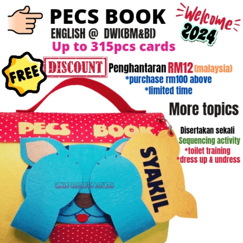 315 PECS BOOK COMPLETE BOOK Pecs for autism/autism book | Shopee Malaysia