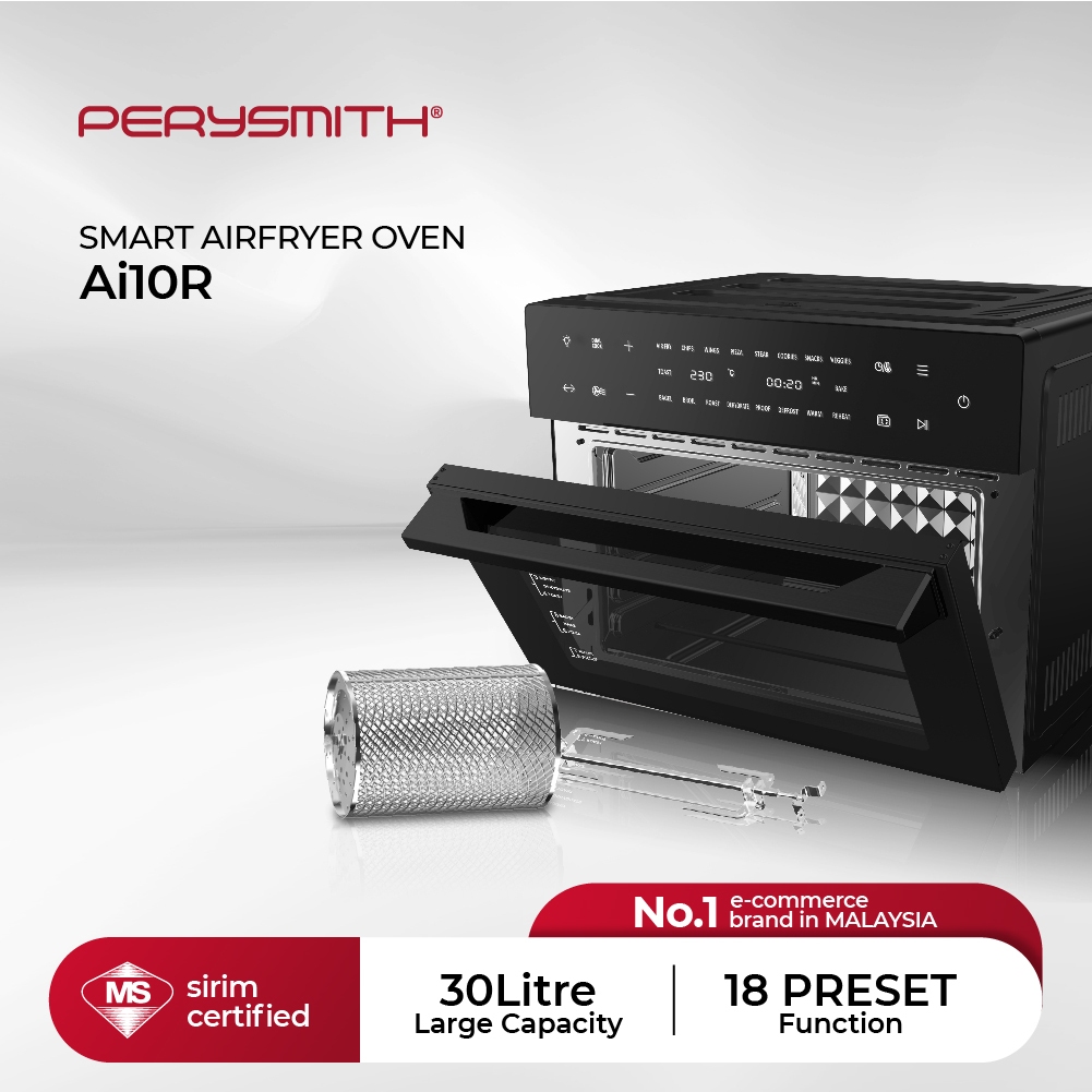 PerySmith Air Fryer Oven (30L) AI10R | Shopee Malaysia
