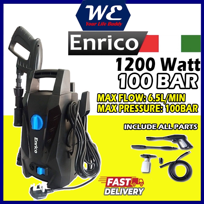 ENRICO EPC-1.2M HIGH PRESSURE WASHER 100BAR | Shopee Malaysia