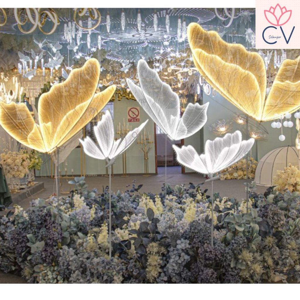 Lampu Tiang Butterfly Shape Wedding Lamp Home wedding Decoration l ...
