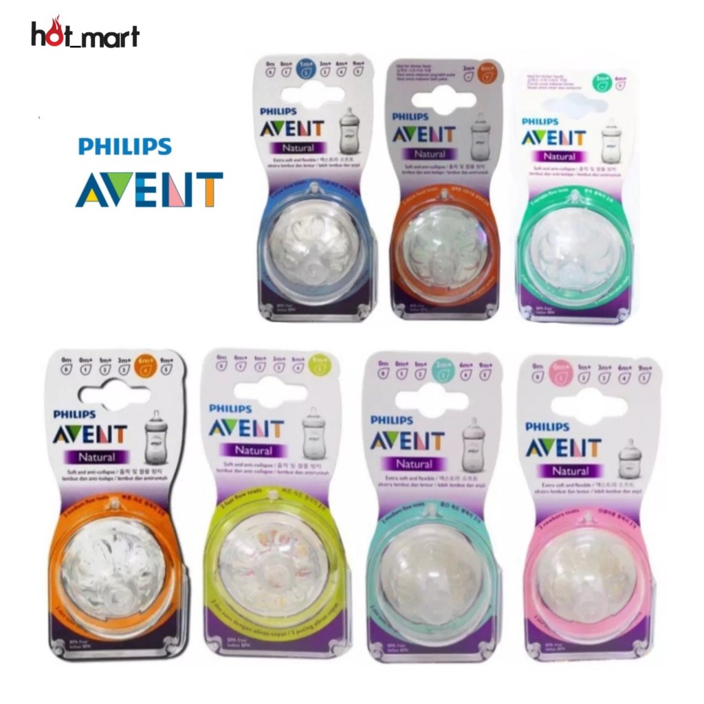 Philips Avent Natural 2.0 Teats 2pcs Puting Botol | Shopee Malaysia