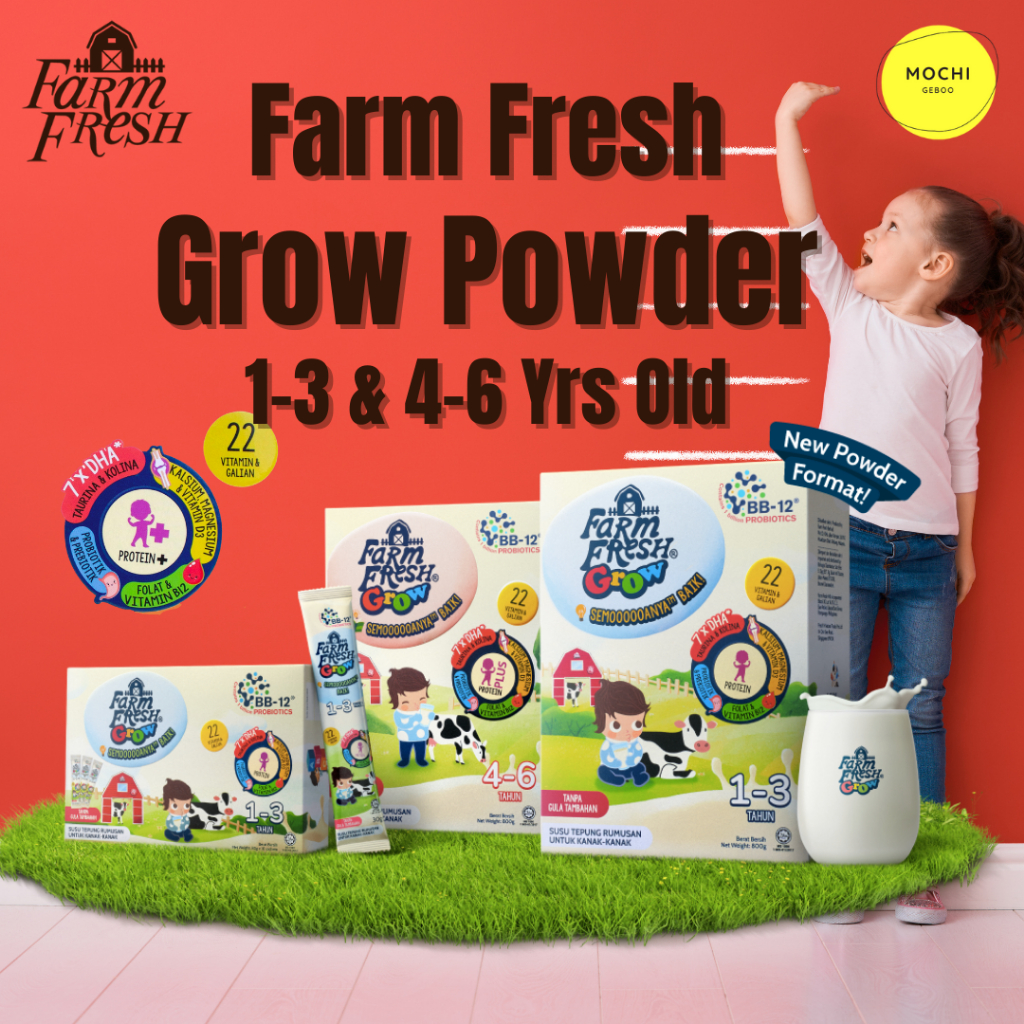 [PROMO : BUY 1 Box 800g (4-6 Yrs), FREE 2 Sachets] Farm Fresh Milk ...