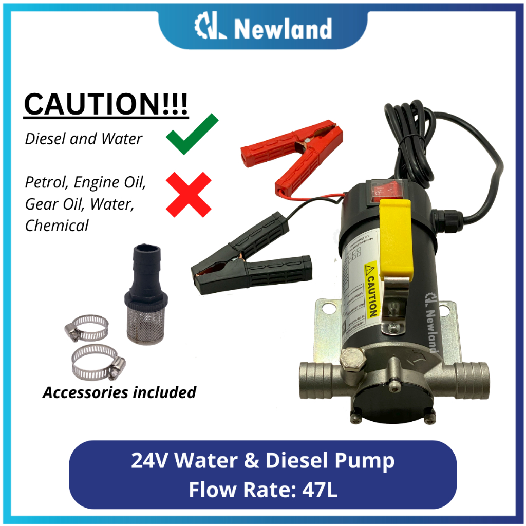 Water and Diesel Pump 12V / 24V / Fuel Pump / Water Pump / Pam Air/ Pam ...