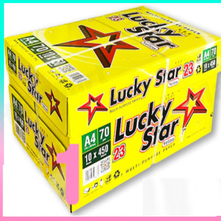 [WHOLESALE]1 CARTON A4 Paper/Lucky Star/A4 Kertas 70gsm/Copier Paper ...