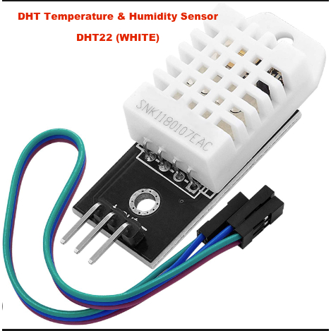 DHT22 Temperature & Humidity Sensor For Arduino, Robotics, Raspberry ...