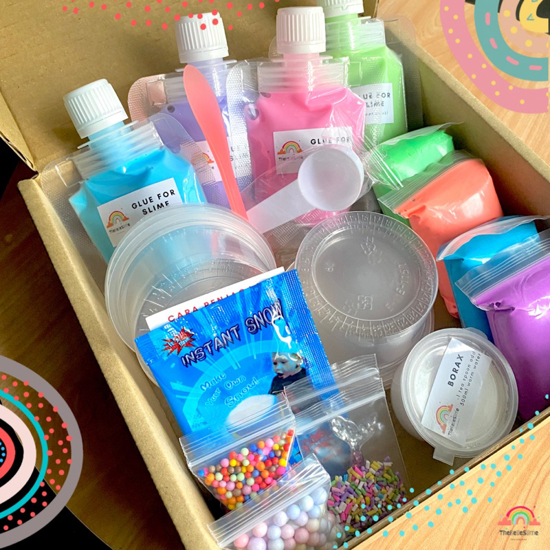 🔥NEW BOX COMBO SLIME KIT🔥UPGRADE🌟 | Shopee Malaysia