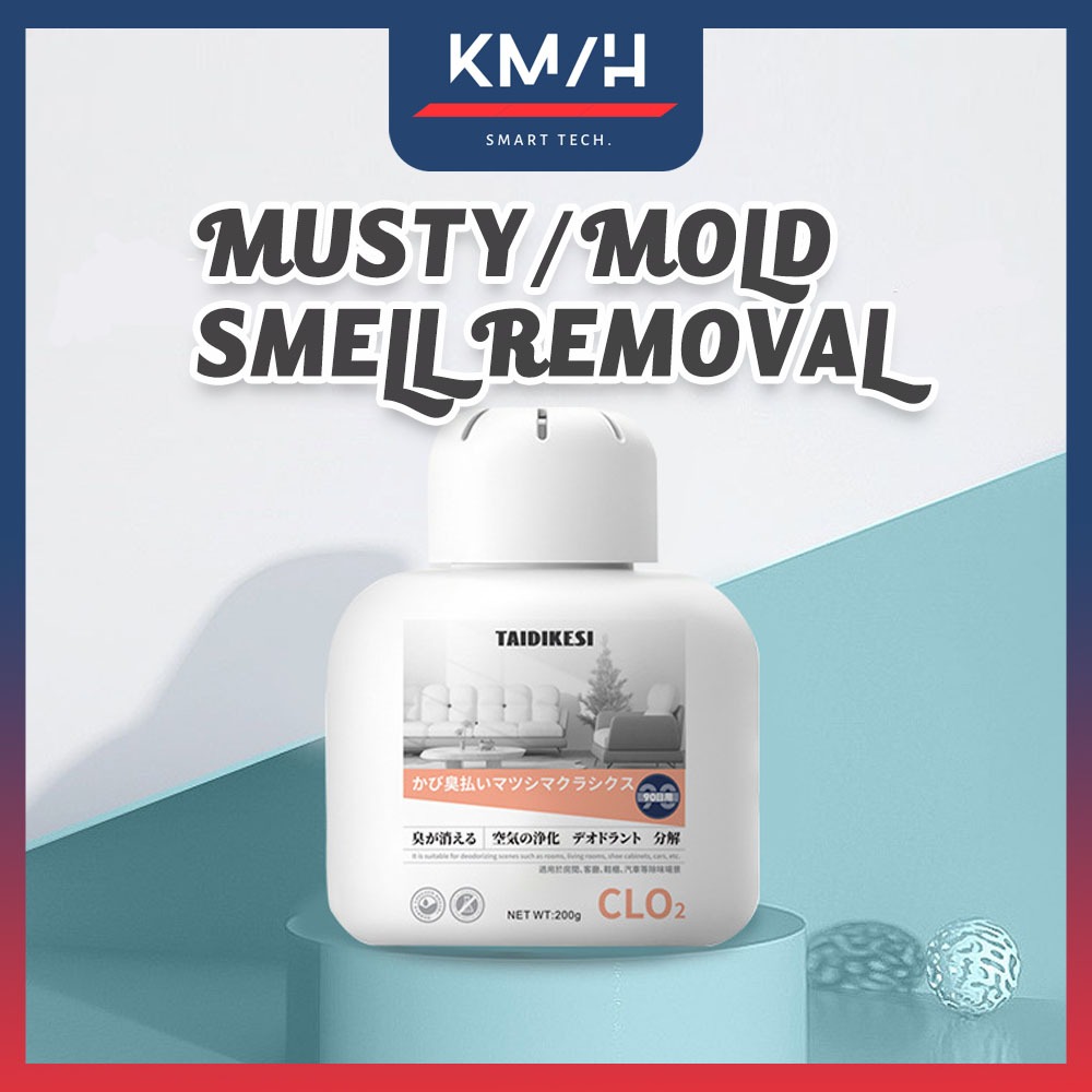 KMH 200g Musty Mold Smell Removal Artifact Removes Room Wardrobe Smell ...