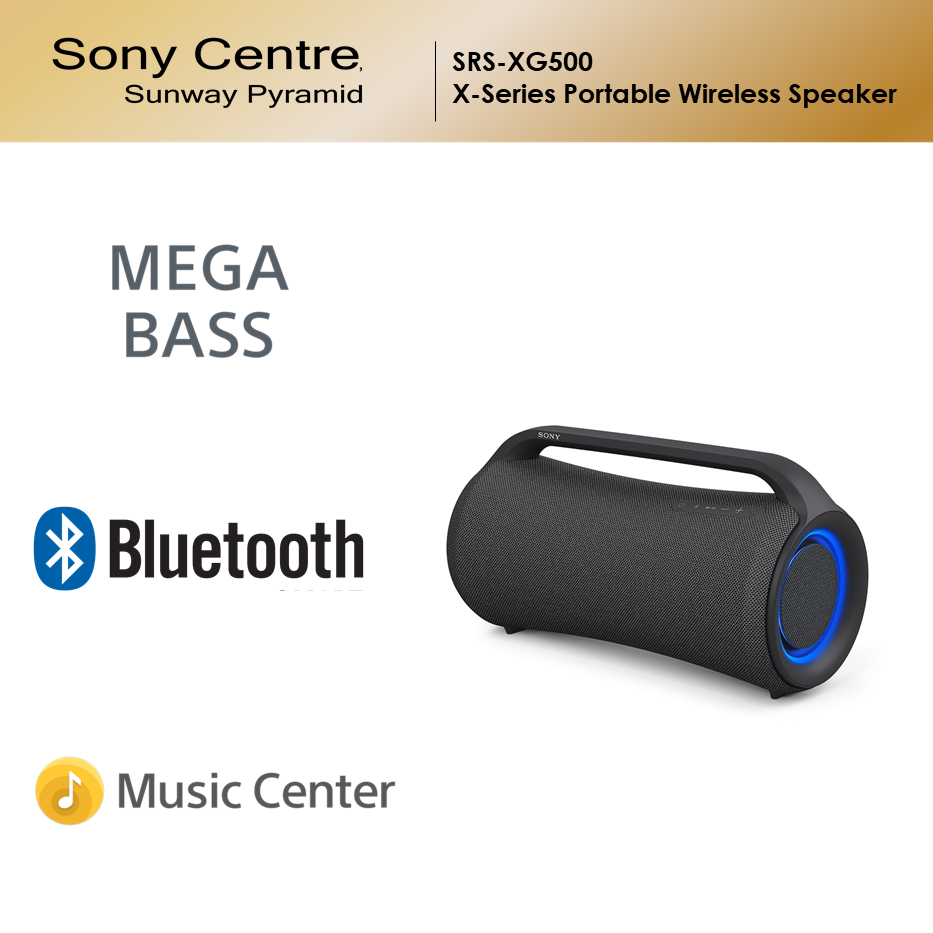 SONY XG500 X-Series SRS-XG500 Portable Wireless Speaker | Shopee Malaysia