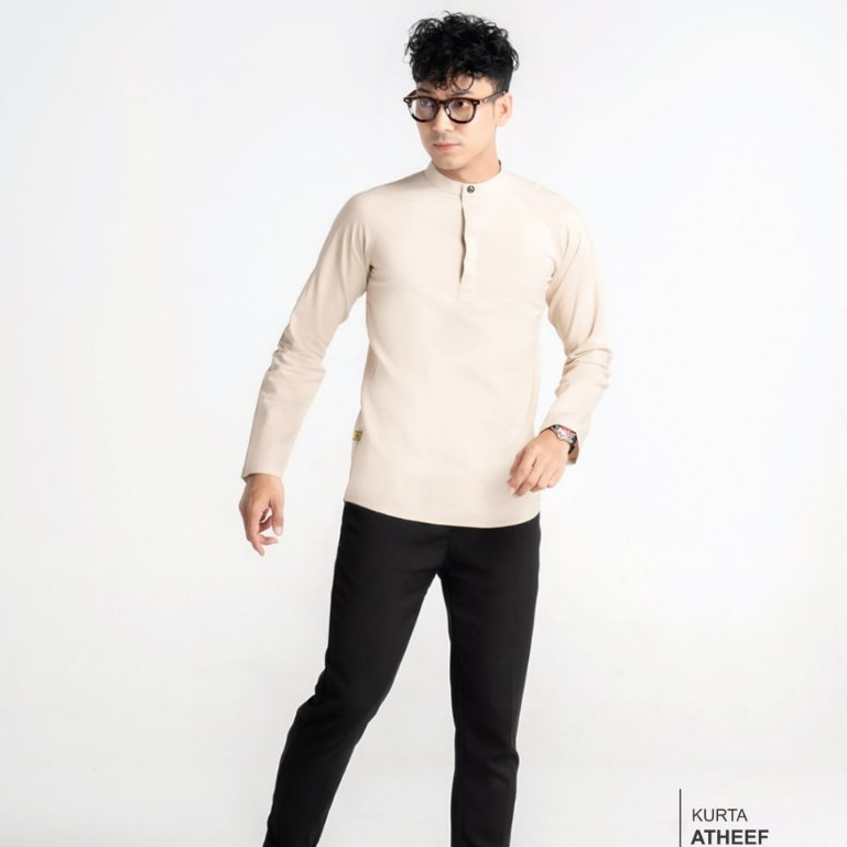 KURTA ATHEEF ( LIGHT NUDE ) ELRAH | Shopee Malaysia