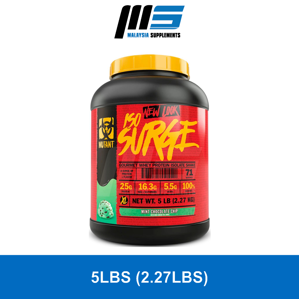 [CLEARANCE] Mutant ISO Surge, 5lbs - Whey Protein Powder, Muscle ...