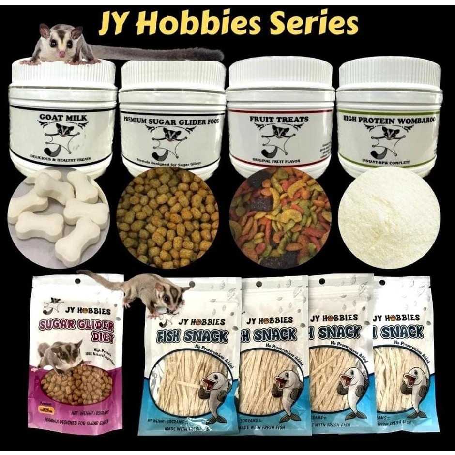 JY Hobbies Sugar glider food HPW goat milk fish snack sugar glider ...