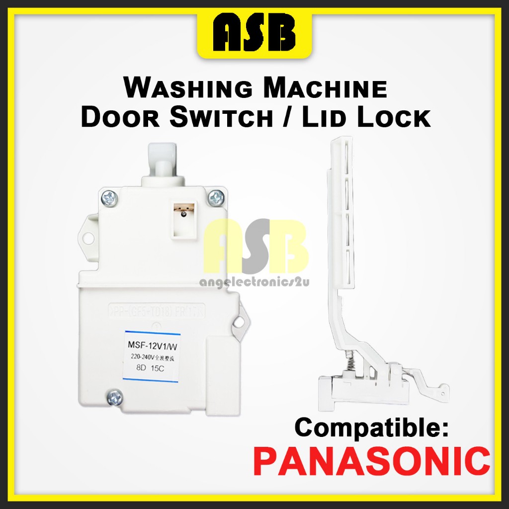 (1pc) ( Compatible : Panasonic ) Washing Machine Door Switch / Lid Lock ...