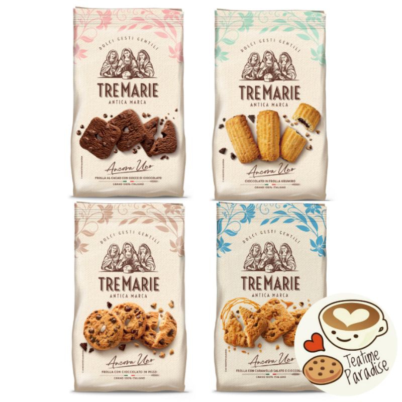 Tre Marie Italian Chocolate Krumiri Biscuits 300g / Shortcrust Pastry ...