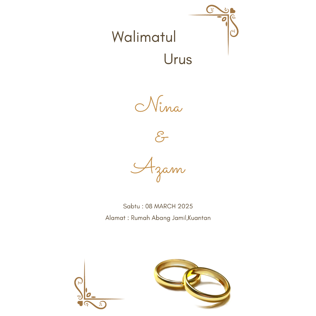 Design kad perkahwinan/kad pertunangan | Shopee Malaysia