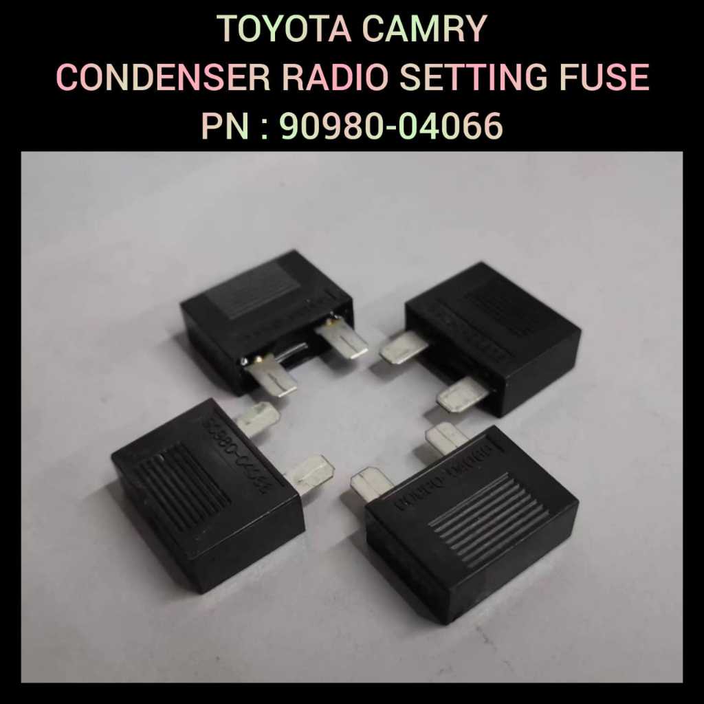 🇯🇵🇯🇵 Condenser Radio Setting Fuse 90980-04066 Toyota Camry / Lexus ...