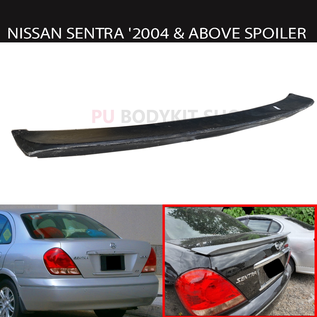 NISSAN SENTRA '2004 & ABOVE SPOILER FIBER | Shopee Malaysia