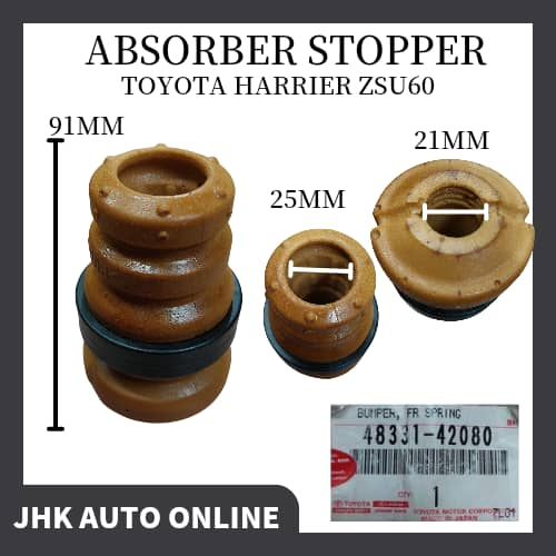 TOYOTA HARREIR ZSU60 ABSORBER STOPPER FRONT ORIGINAL TOYOTA 48331-42080 ...