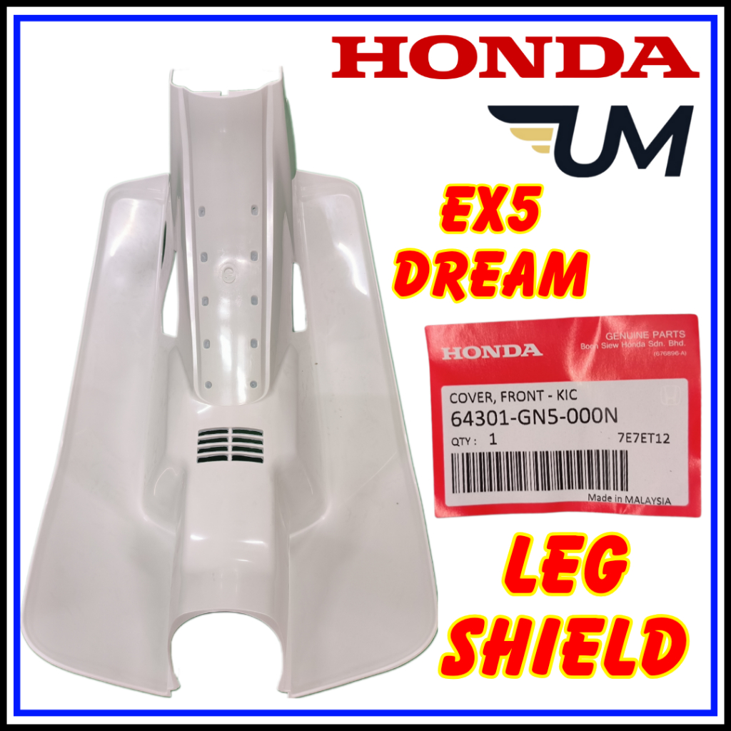 HONDA EX5 DREAM HIPOWER HP LEG SHIELD 64301-GN5-000N 100% ORIGINAL BSH ...