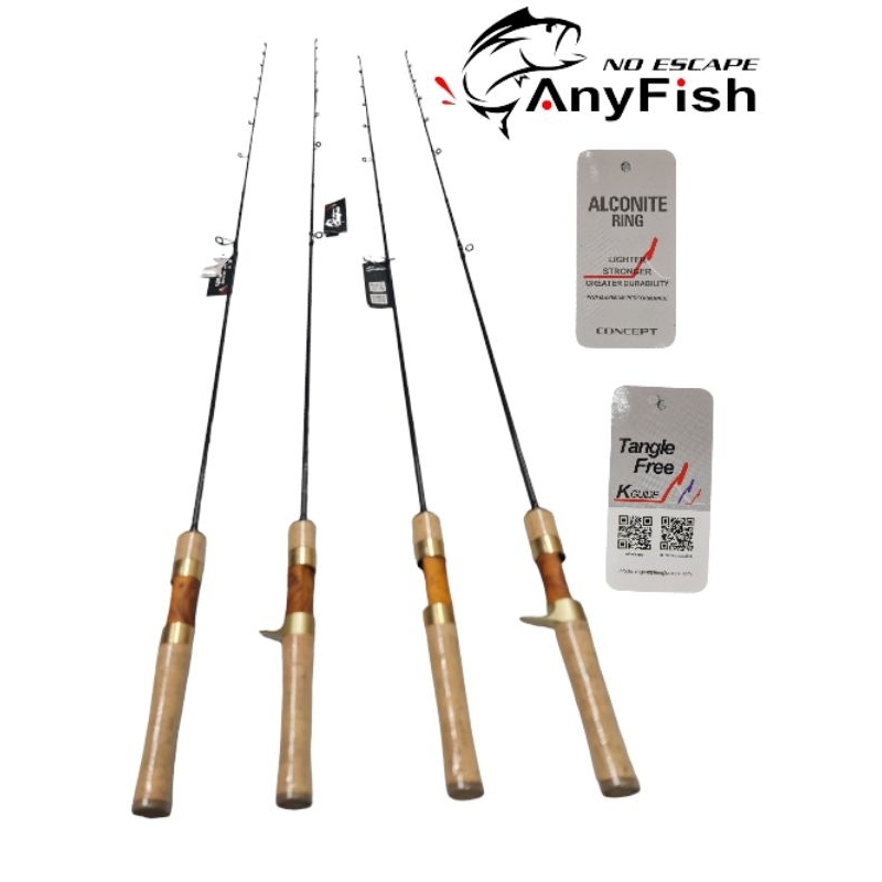 ANYFISH MICRO GAMER CASTING&SPINNING FISHING ROD | Shopee Malaysia