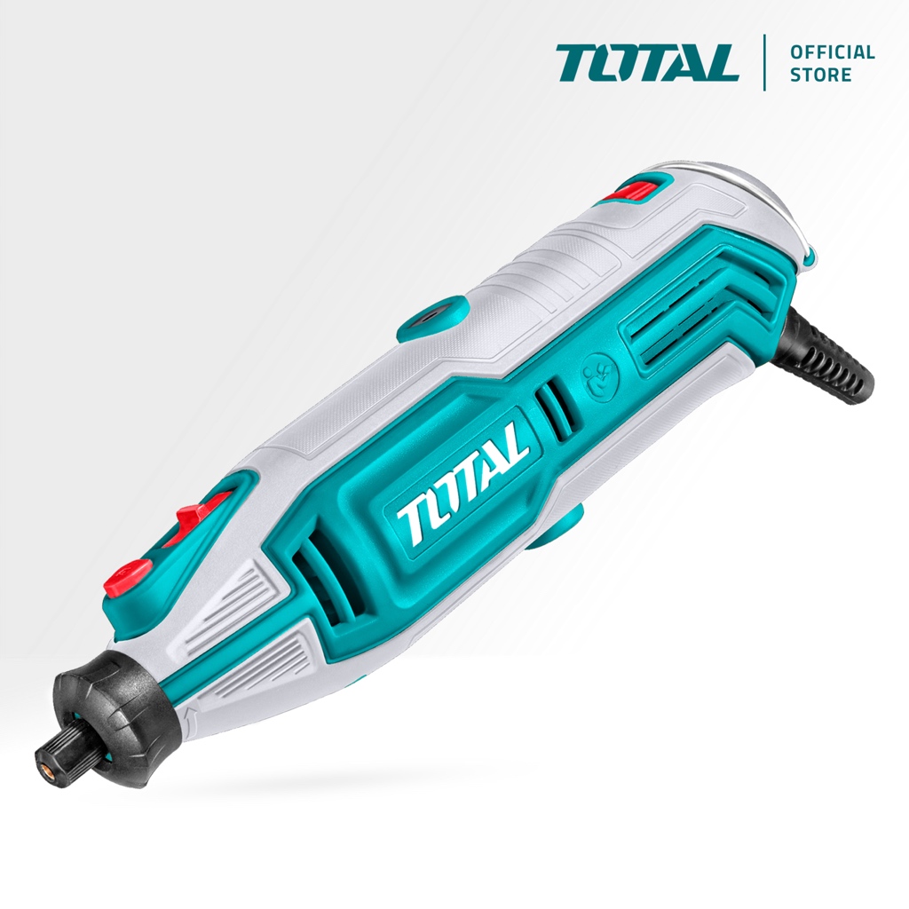 TOTAL Mini Grinder (130W) + Accessories To Cut, Grind, Sand, Drill ...