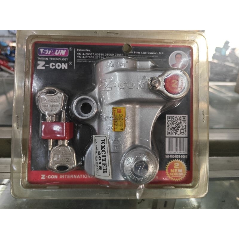 Peg Disk Lock exciter Y15ZR (clear stock) disk brake lock | Shopee Malaysia