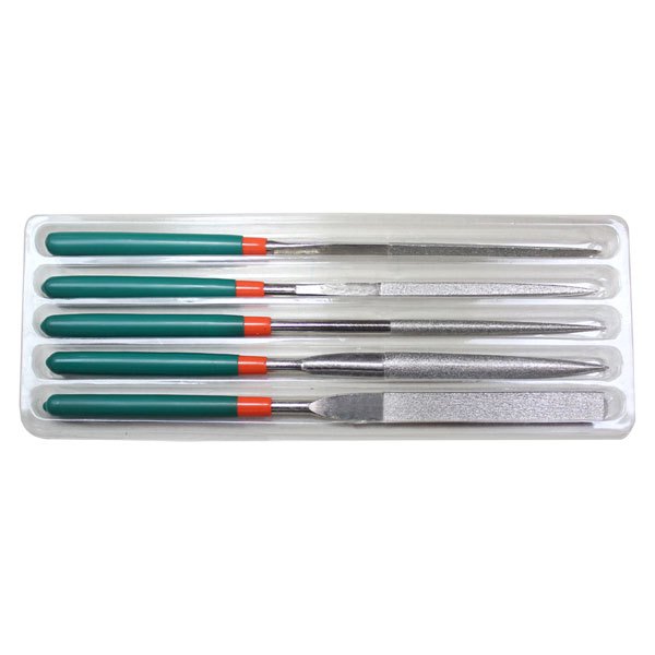 DIAMOND NEEDLE FILE SET FLAT SET ROUND SET 5PCS PER SET | Shopee Malaysia
