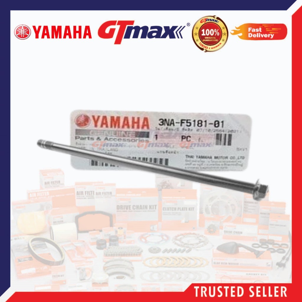 (BERANI JAMIN 100% HLY!) Y15ZR WHEEL AXLE TYRE SHAFT DEPAN - 3NA-F5181 ...