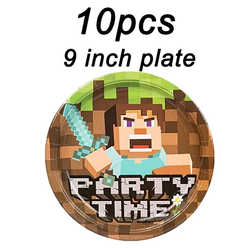 Paper Plate Minecraft | Shopee Malaysia